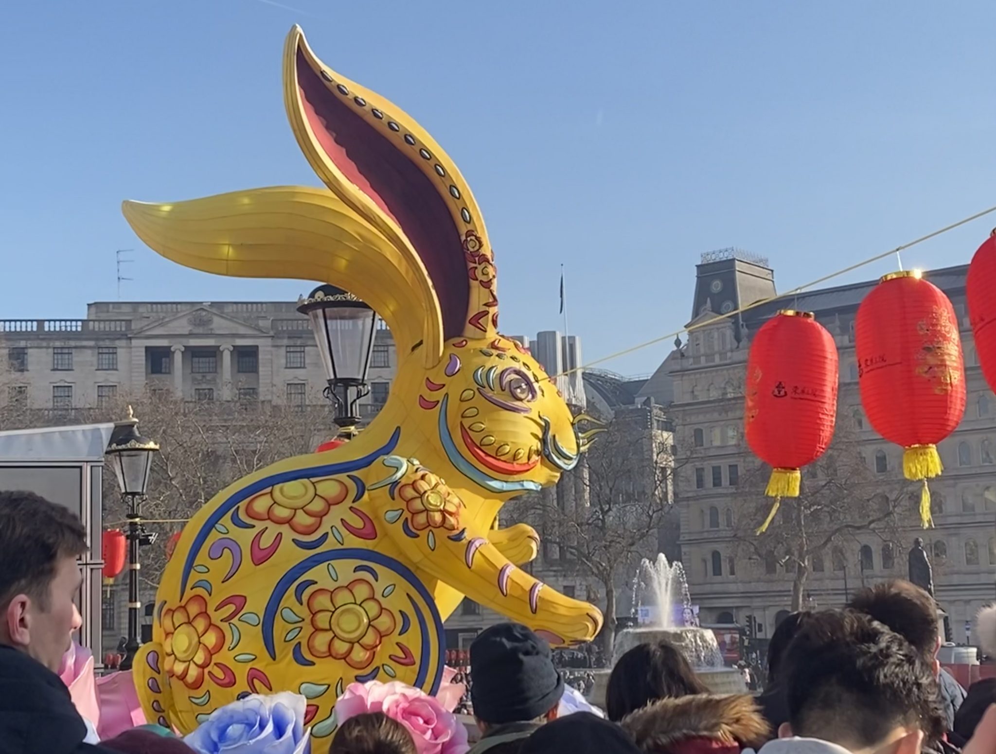 Year of the rabbit celebration in the streets of London - The River